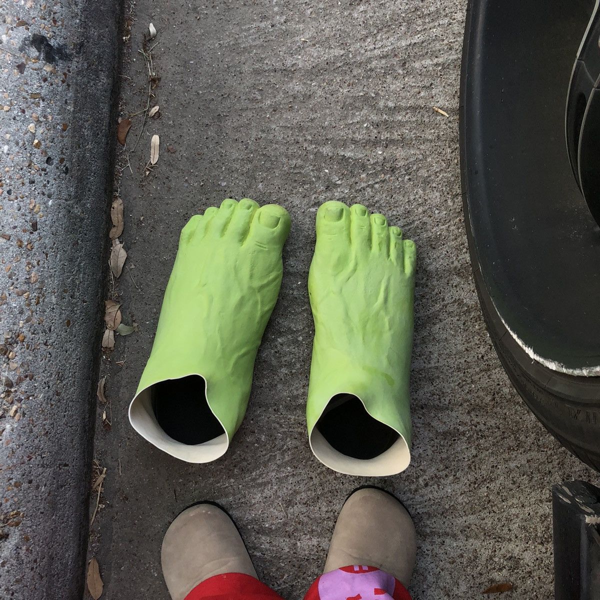 Designer × Imran Potato × Streetwear Caveman Slippers | Grailed