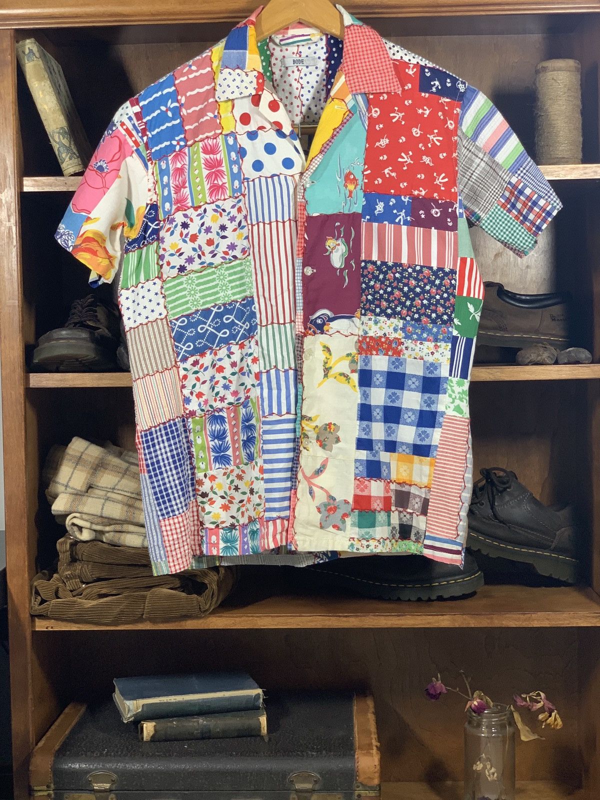 Bode Quilt Patchwork Short Sleeve | Grailed