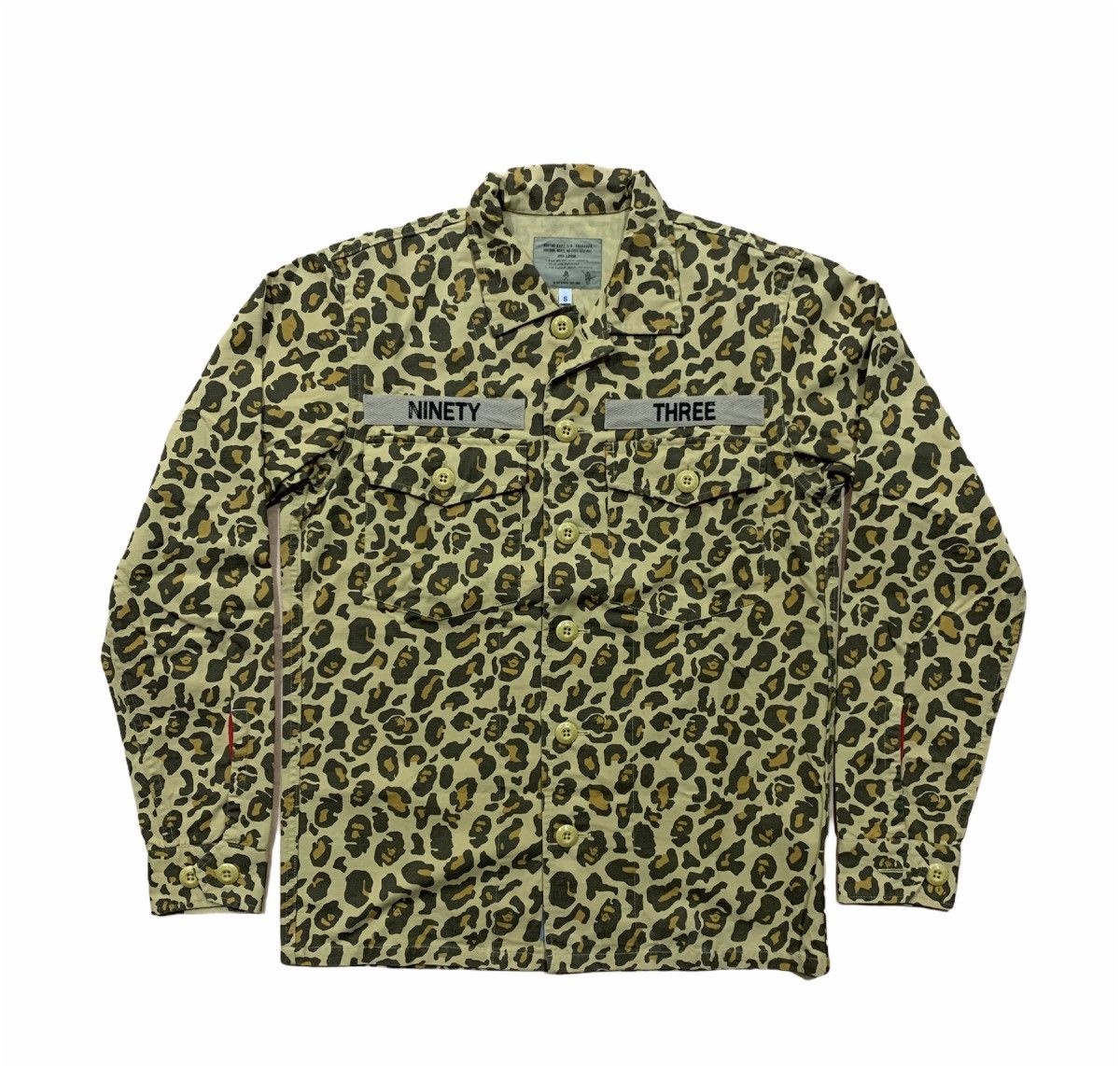 Bape Bathing Ape Martime Squadron Leopard Shirt | Grailed