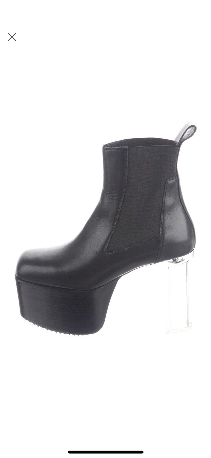 Rick Owens Kiss Heels Glass Heel | Grailed