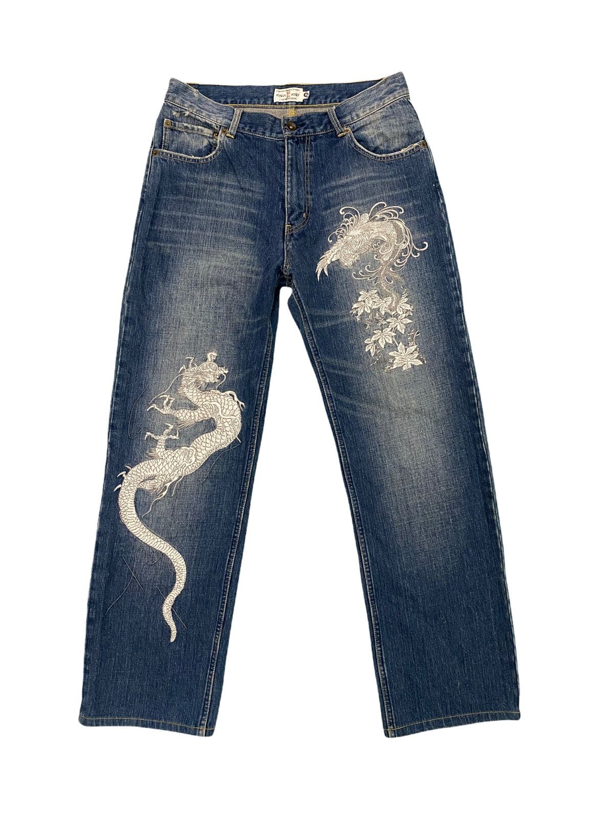 Japanese Brand × Vintage Karakuri Tamashii Embroidery Japanese ...