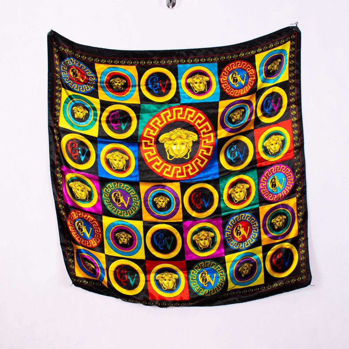 Versace × Vintage Vintage Gianni Versace Medusa Head Silk Bandana Scarf ...