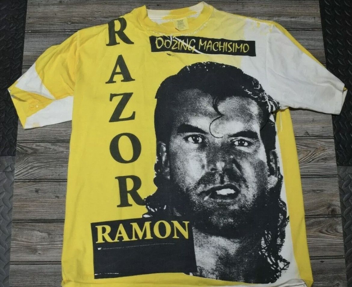 Vintage × Wwe × Wwf Vintage 1993 WWF Razor Ramon Shirt All AOP Oozing ...