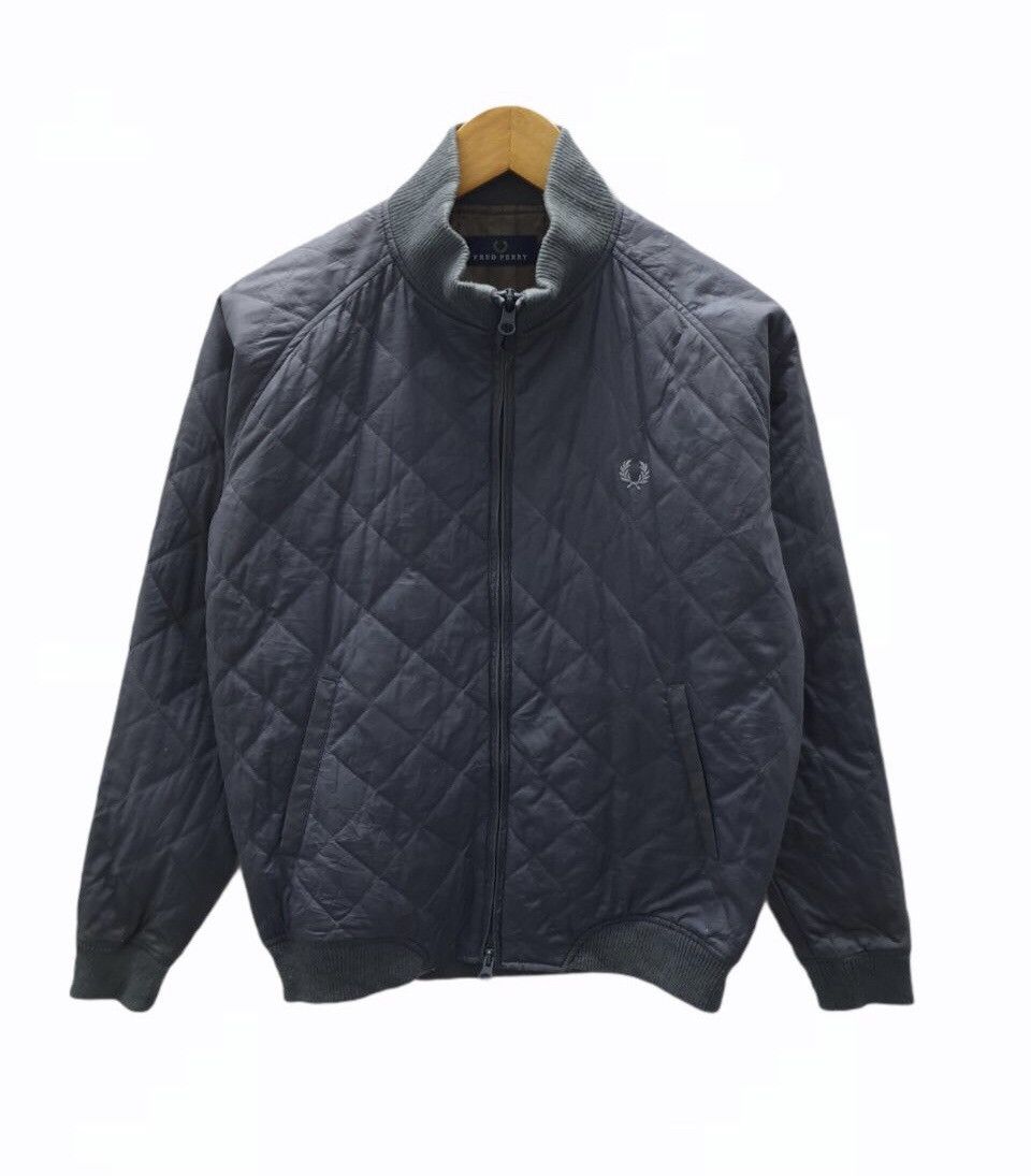 Vintage Fred Perry Quilted Hooligan Zipper Sweater | Grailed