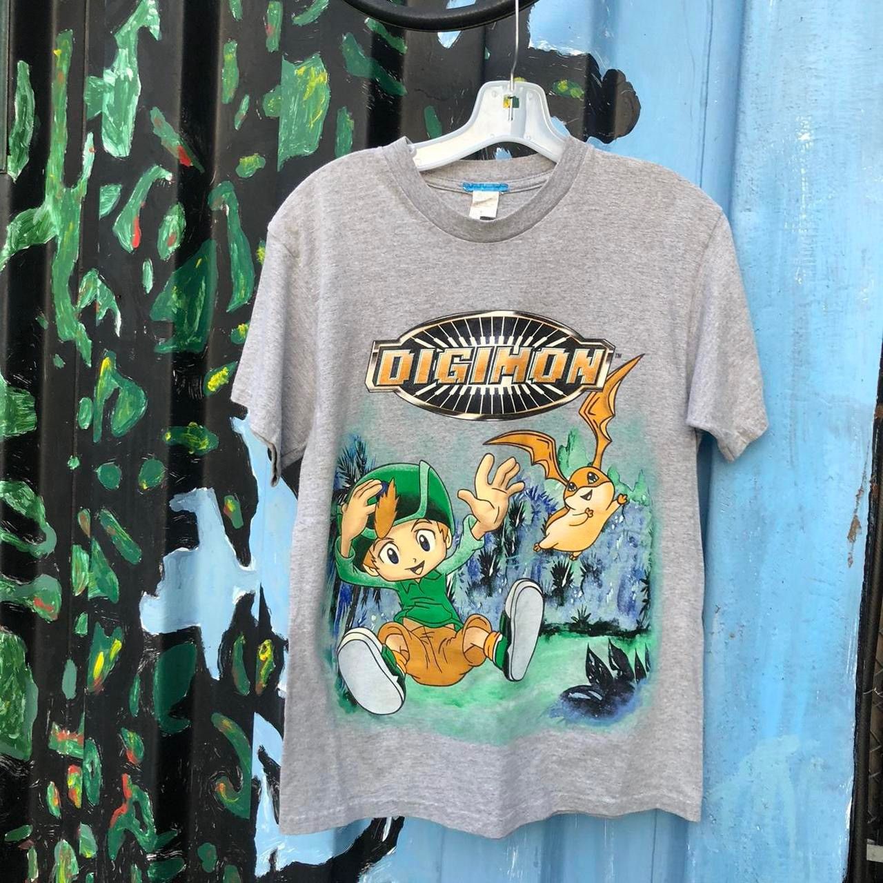 Anime × Pokemon × Vintage 1999 DIGIMON TK Patamon T-Shirt Anime Cartoon ...