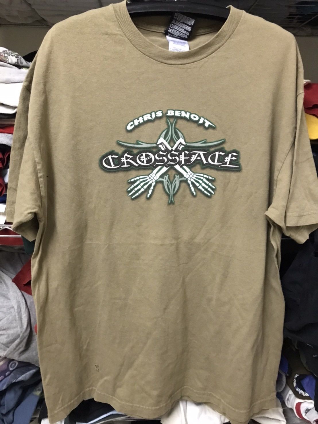 Vintage Chris Benoit crossface 2004 vintage t shirt | Grailed