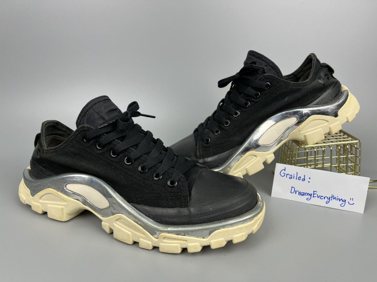 Raf Simons adidas Detroit Runner Raf Simons Black White | Grailed