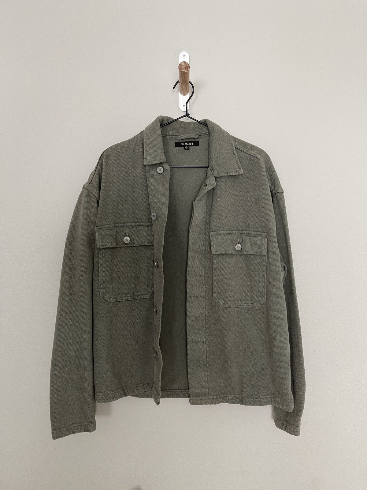 Yeezy Season Season 6 Workwear Jacket in Sage | Grailed