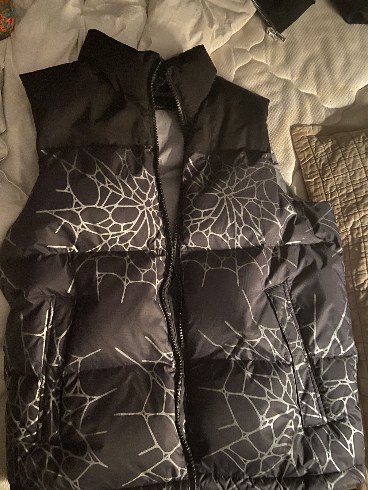 Number (N)ine 2001 NumberNine Spider Web Puffer Vest | Grailed