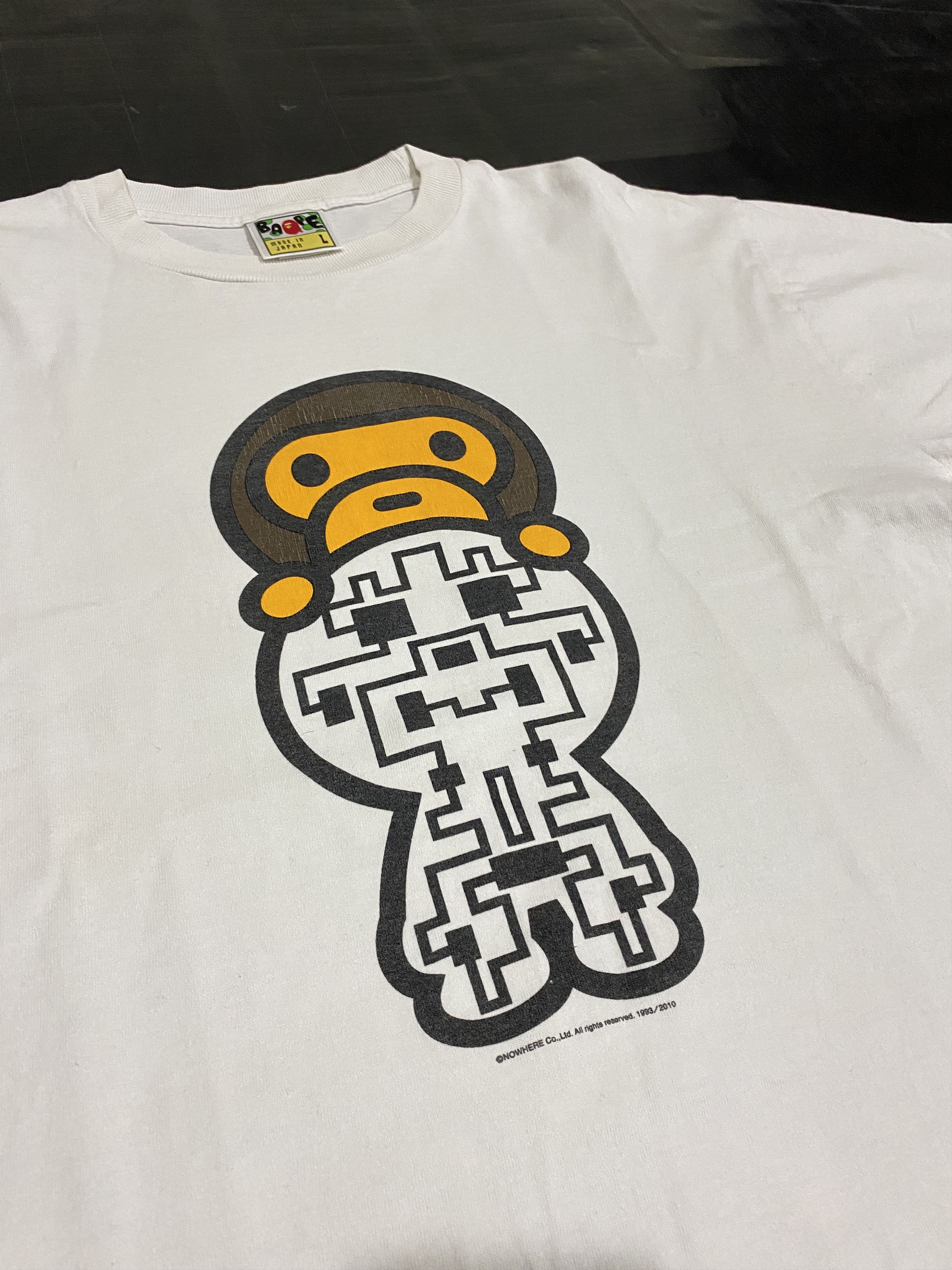 Bape Baby Milo Robot Tee | Grailed