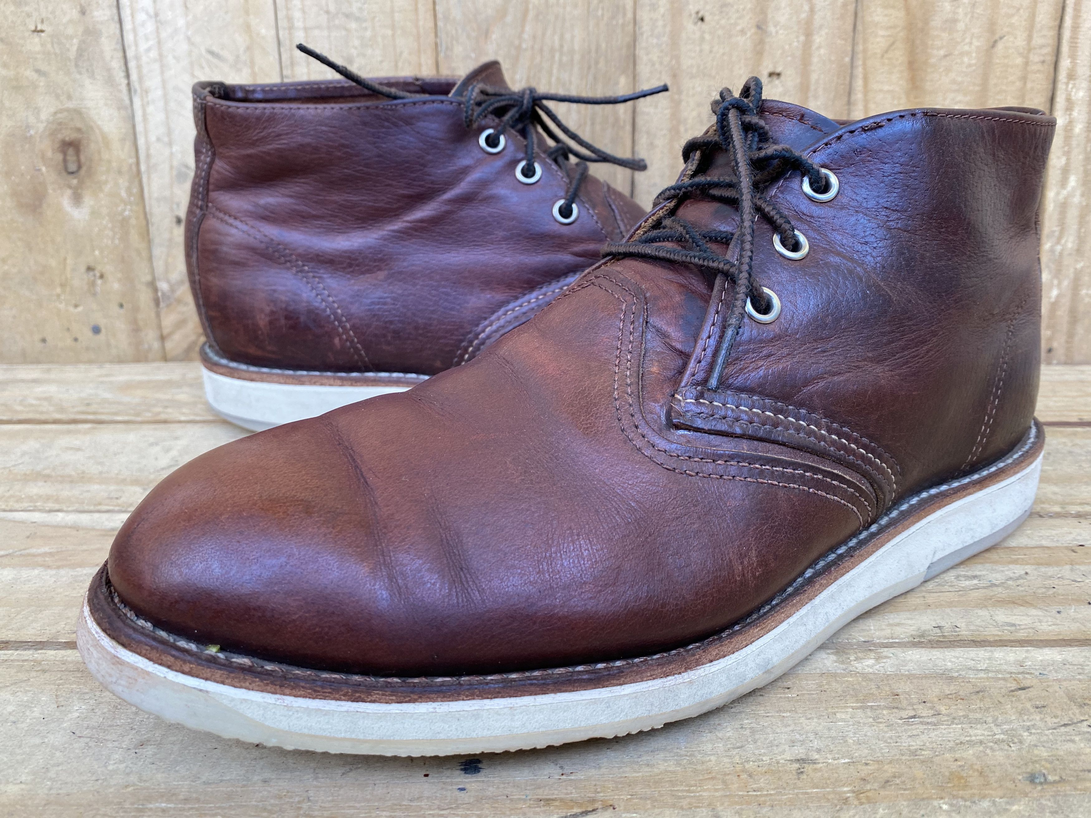 Red Wing RED WING 3141 Heritage Chukka Briar Oil Slick Leather | Grailed