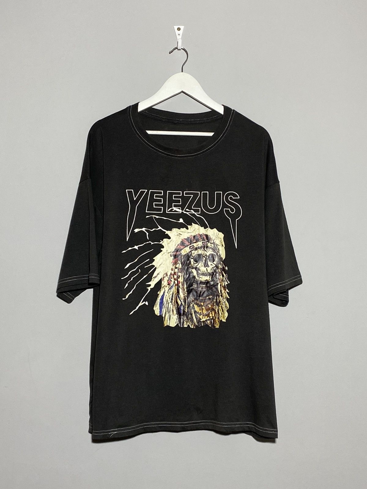 Band Tees × Kanye West × Vintage Yeezus skull band t-shirt | Grailed