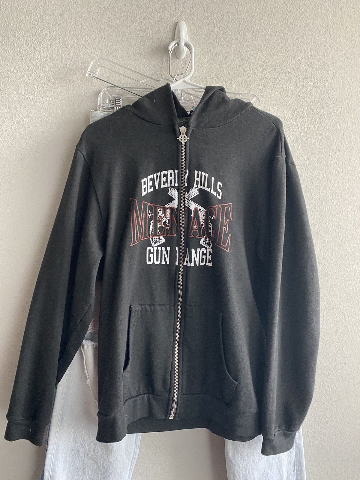 Menace menace beverly hills gun range zip up | Grailed
