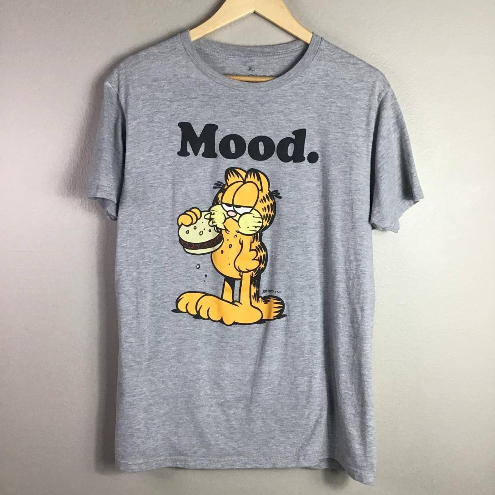 Garfield Garfield Mood T Shirt Grey XL | Grailed