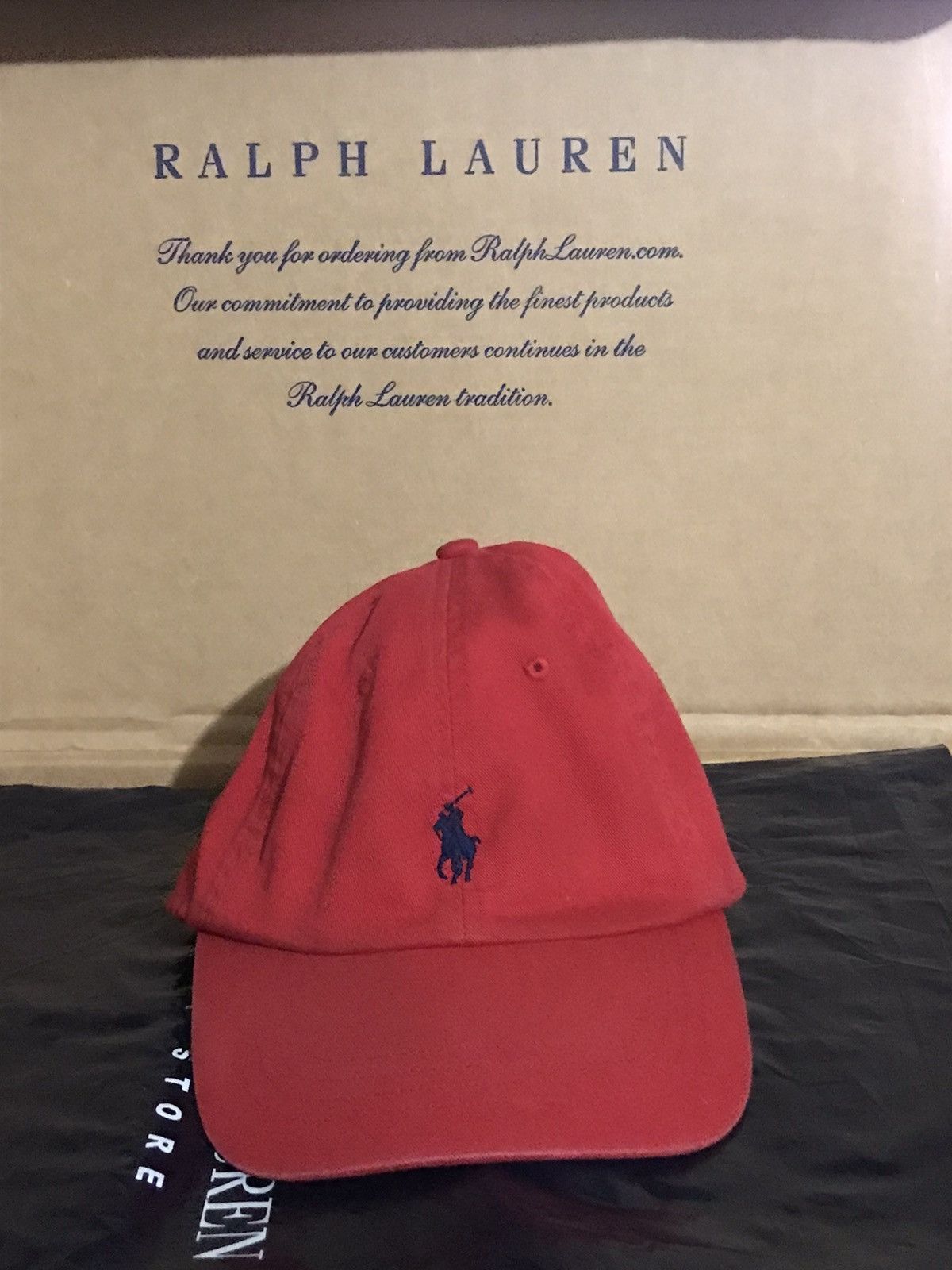 Polo Ralph Lauren Polo Ralph Lauren Red Polo Hat One Size Fits All ...