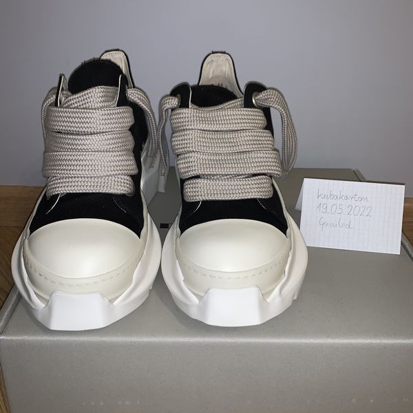 Rick Owens rick owens drkshdw ramones jumbo lace abstract low 44 | Grailed