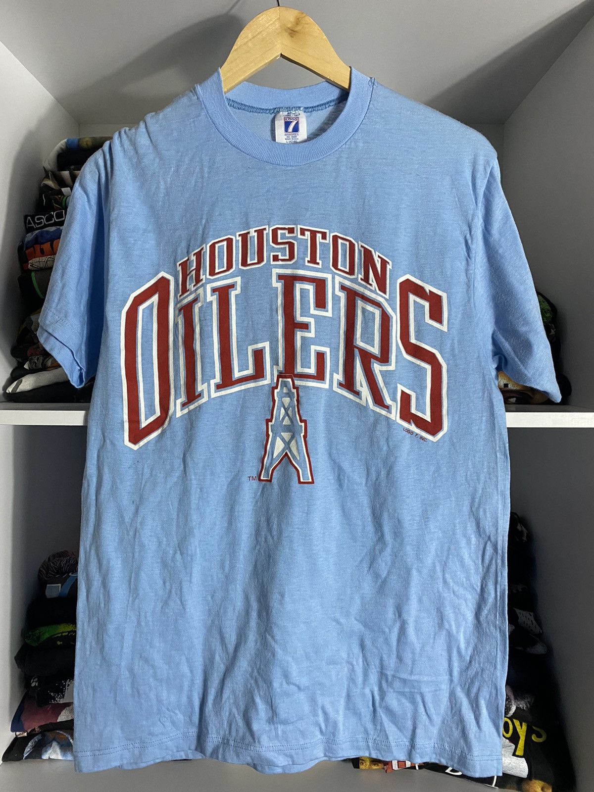 Vintage Houston Oilers 80s t shirt | Grailed