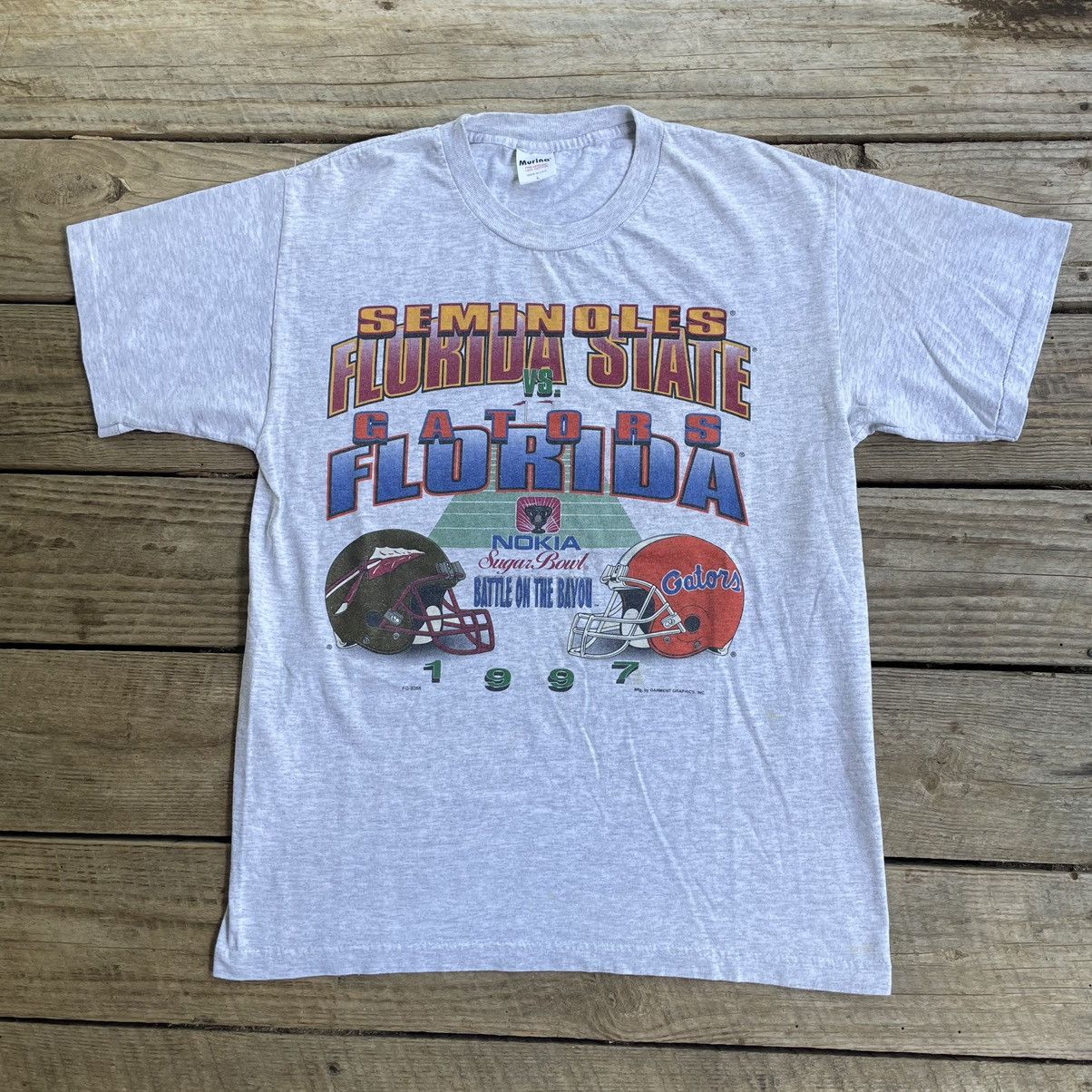 Vintage Vintage 1997 Florida State Florida Gators Sugar Bowl T Shirt ...