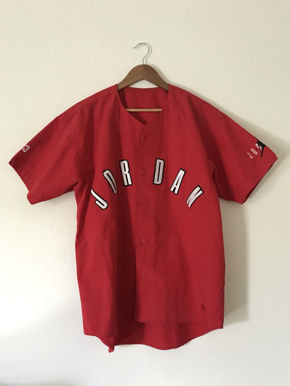 Jordan Brand × Nike Vintage Nike Air Jordan Baseball Jersey | Grailed