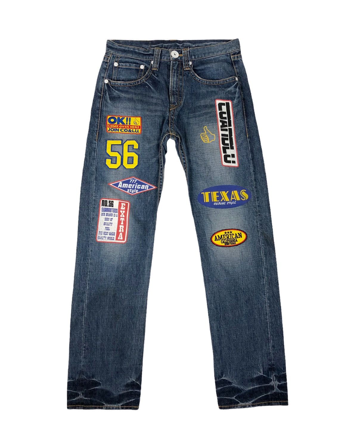 Japanese Brand Japanese Brand Co & Lu Inspired Evisu Styles Jeans | Grailed