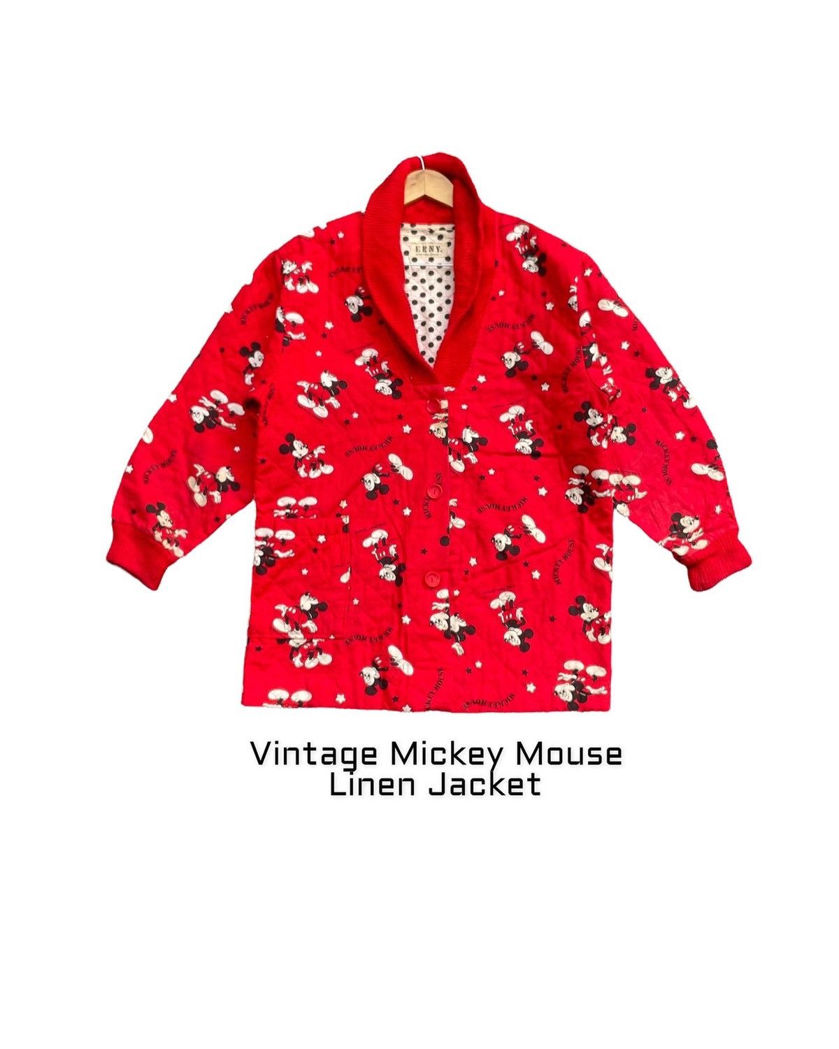 Vintage 🔥STEALS🔥Vintage Mickey Mouse Full Print Jacket | Grailed