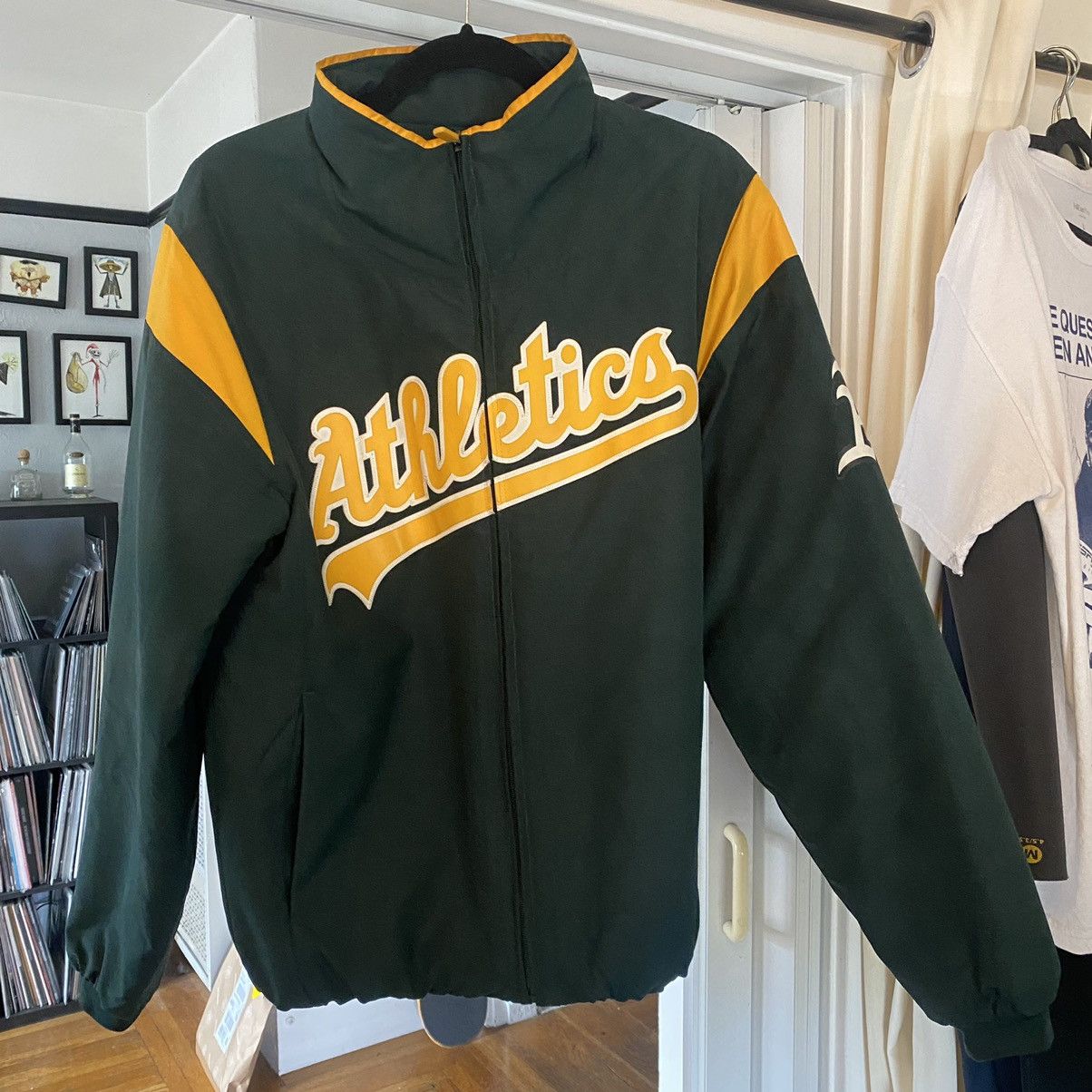 Majestic oakland a’s 2019 on field jacket | Grailed