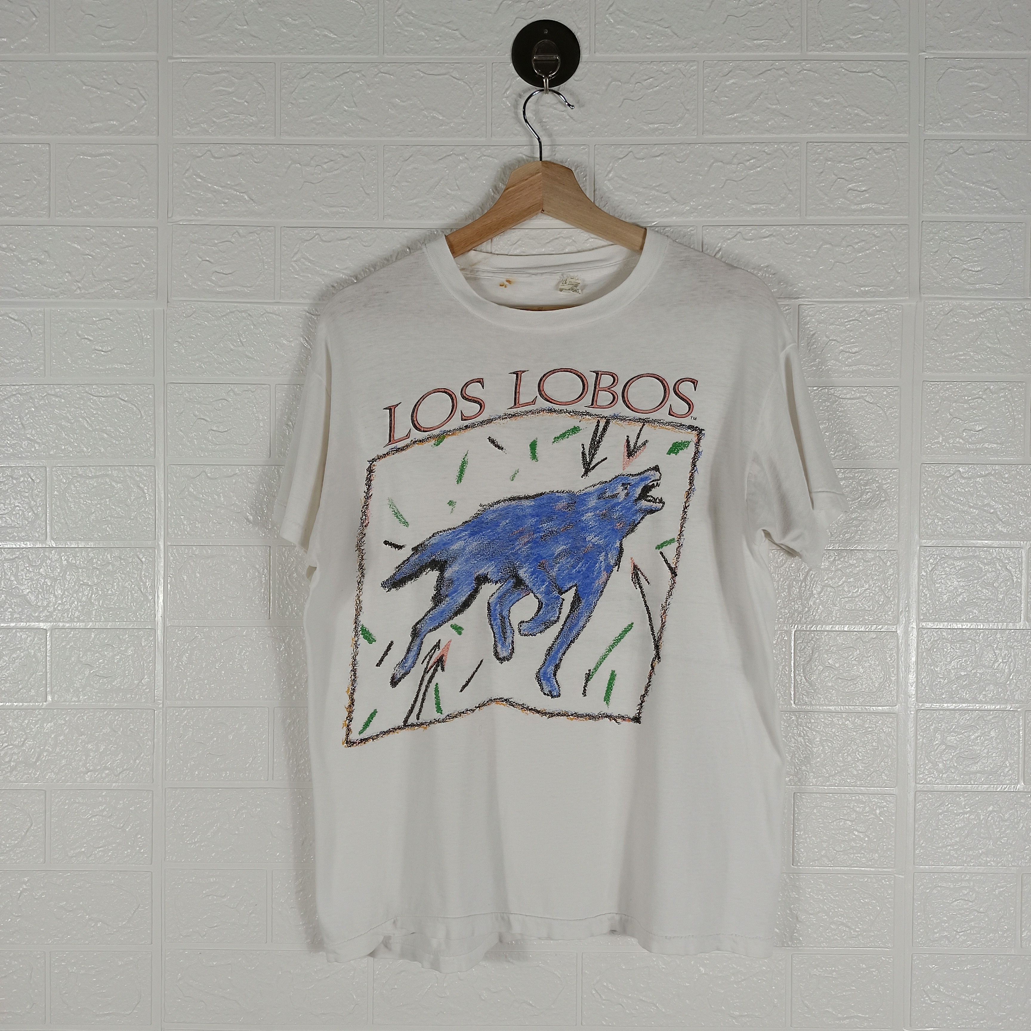 Band Tees × Tour Tee × Vintage VINTAGE 80'S LOS LOBOS TOUR T-SHIRT ...