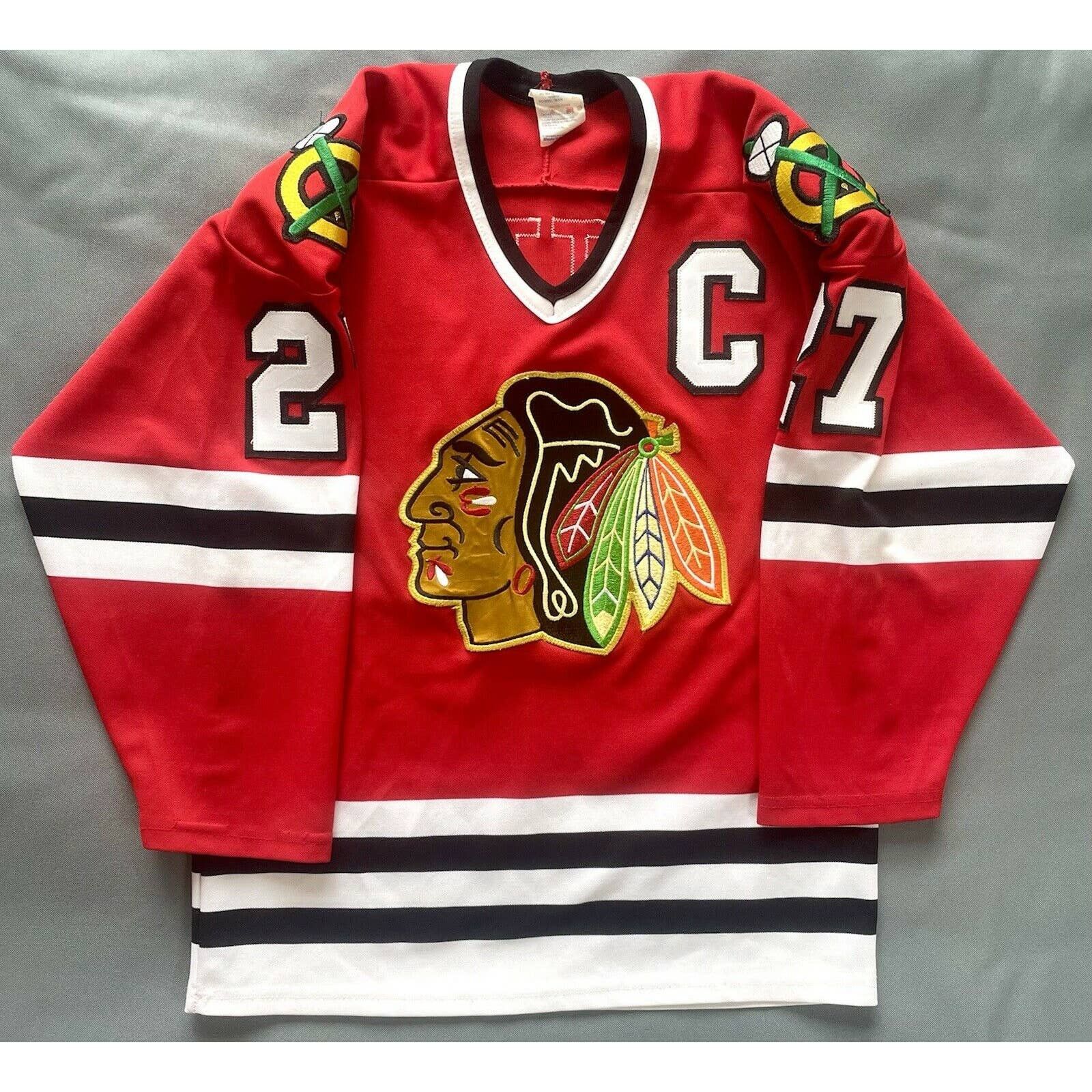 Ccm Chicago Blackhawks Gunzos Darryl Sutter NHL Hockey Jersey | Grailed