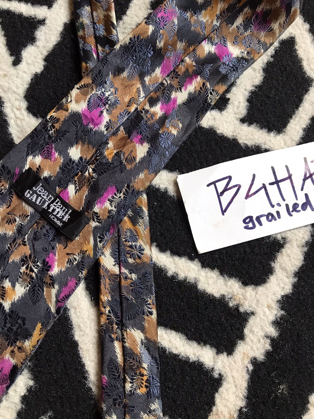 Jean Paul Gaultier × Vintage Vintage Floral Tie | Grailed