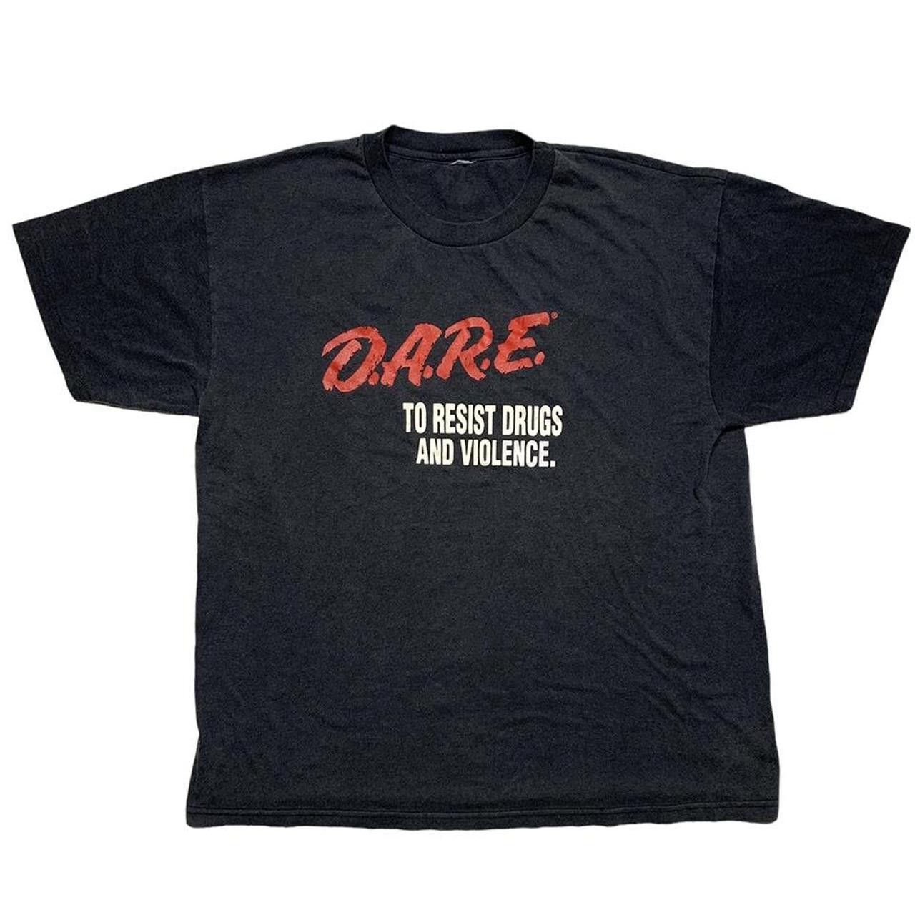 Vintage DARE To Resist Drugs Violence 90s Single Stitch T-shirt | Grailed