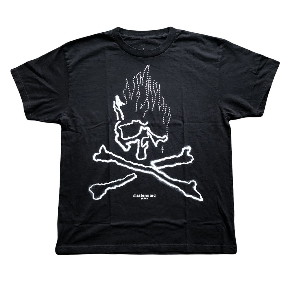Travis Scott Cactus Jack x Mastermind "Skull" Rhinestone Tee | Grailed