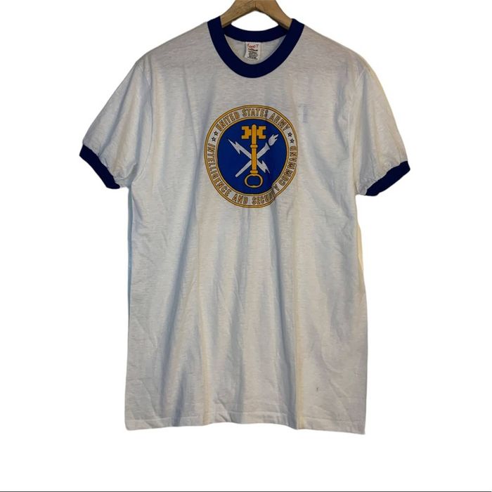 Vintage Vintage US ARMY Intelligence and Security Command T-shirt | Grailed