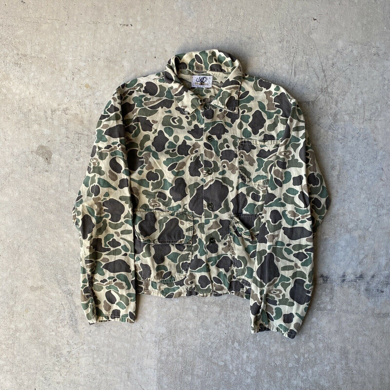 Vintage Vintage Black Sheep Camo Button Down Shirt Hunting Fishing ...