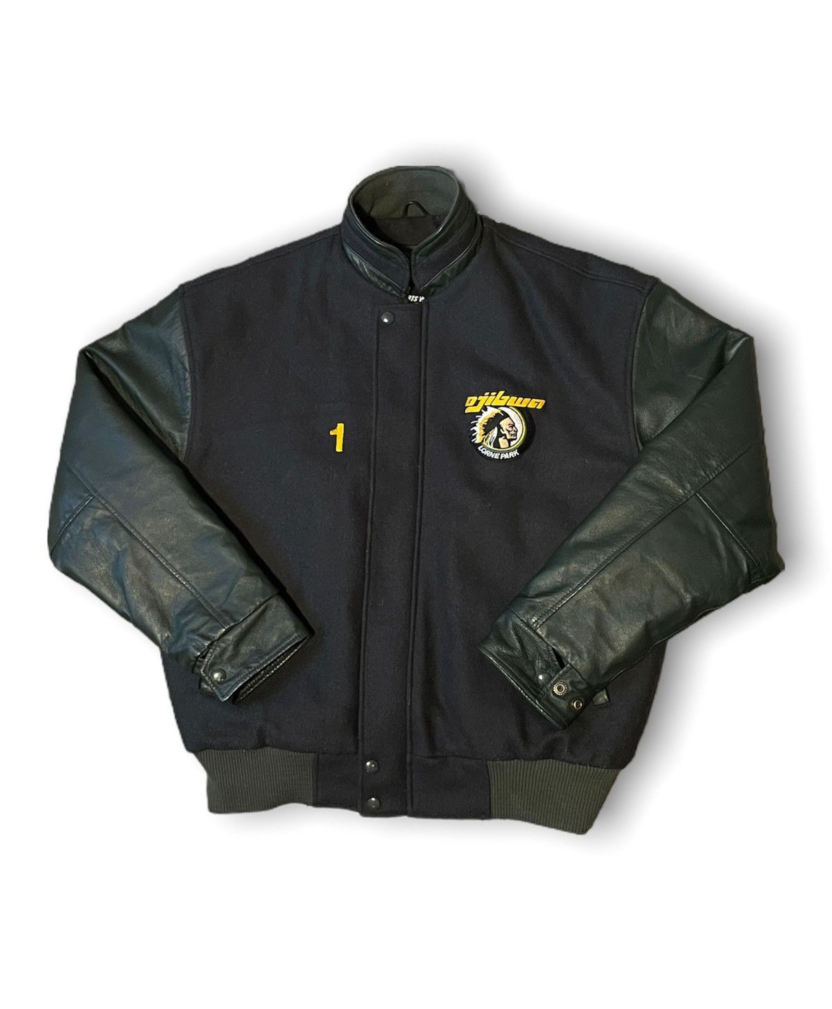 Vintage Collage Jacket / Varsity jacket / Green | Grailed