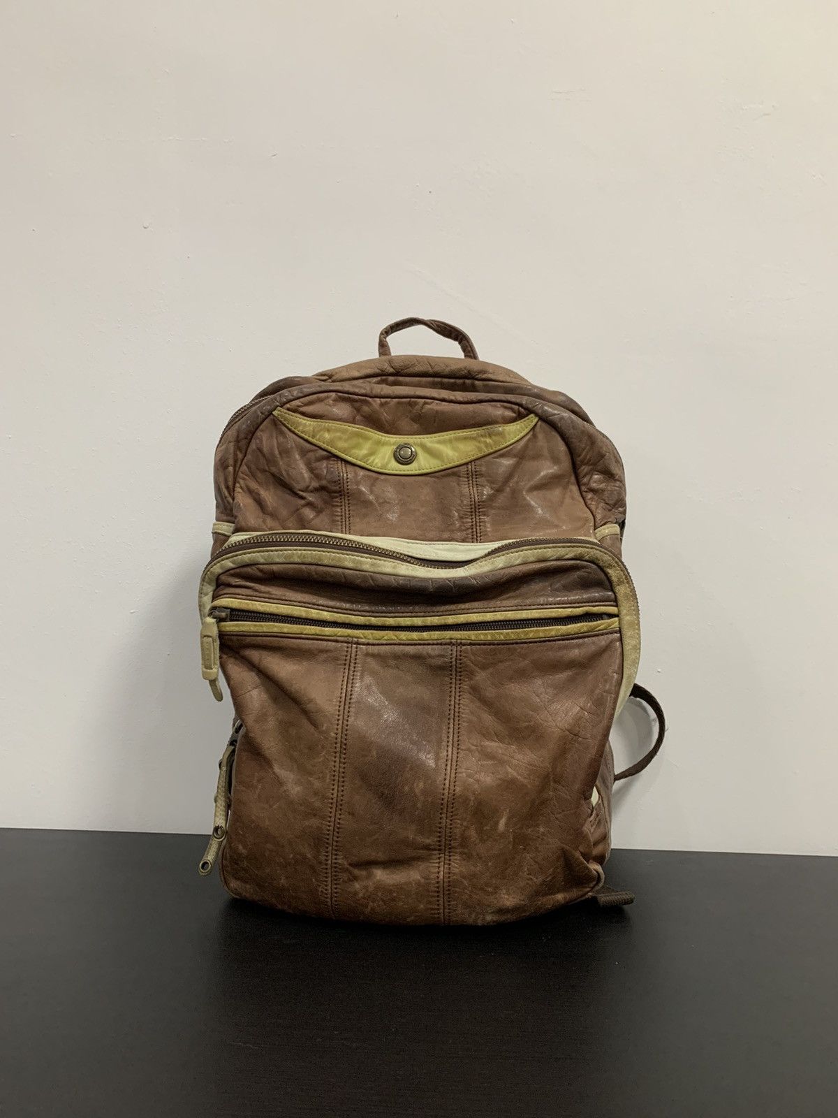 Japanese Brand × MasterPiece MSPC Masterpiece Leather Backpack | Grailed