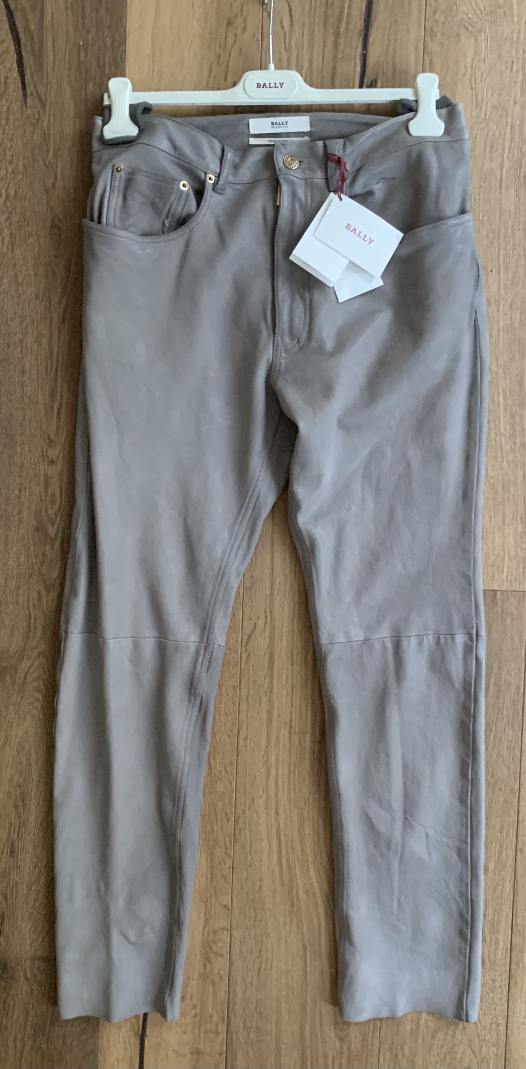 Bally leather pants | Grailed