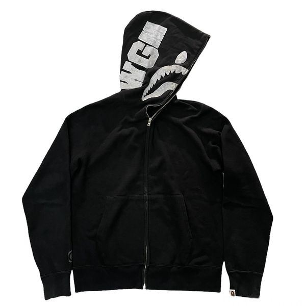 Bape OG Bape Reflective Shark Full Zip Hoodie | Grailed