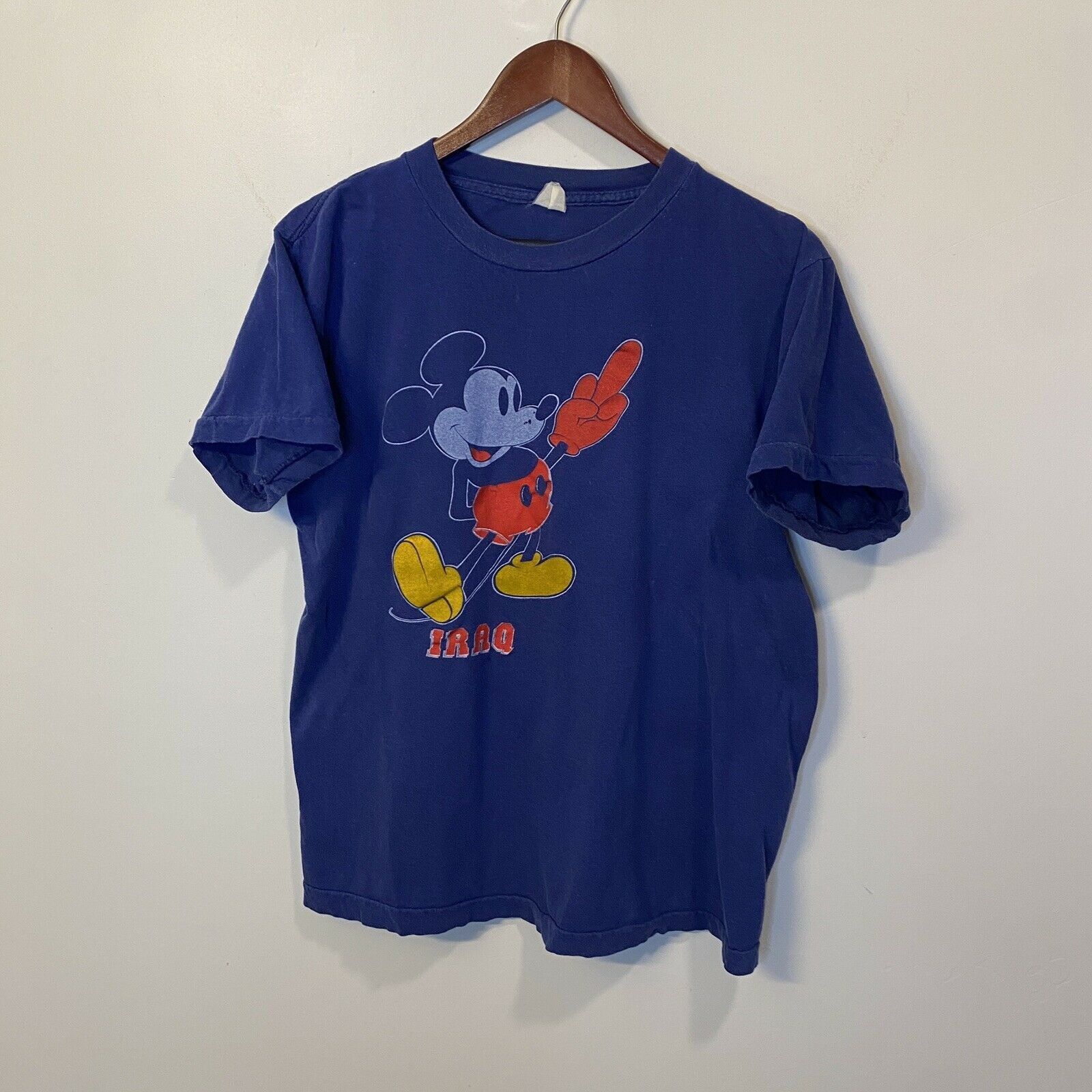 Vintage Vintage 80s Mickey Mouse F@ck Iraq Rude Humor Funny | Grailed