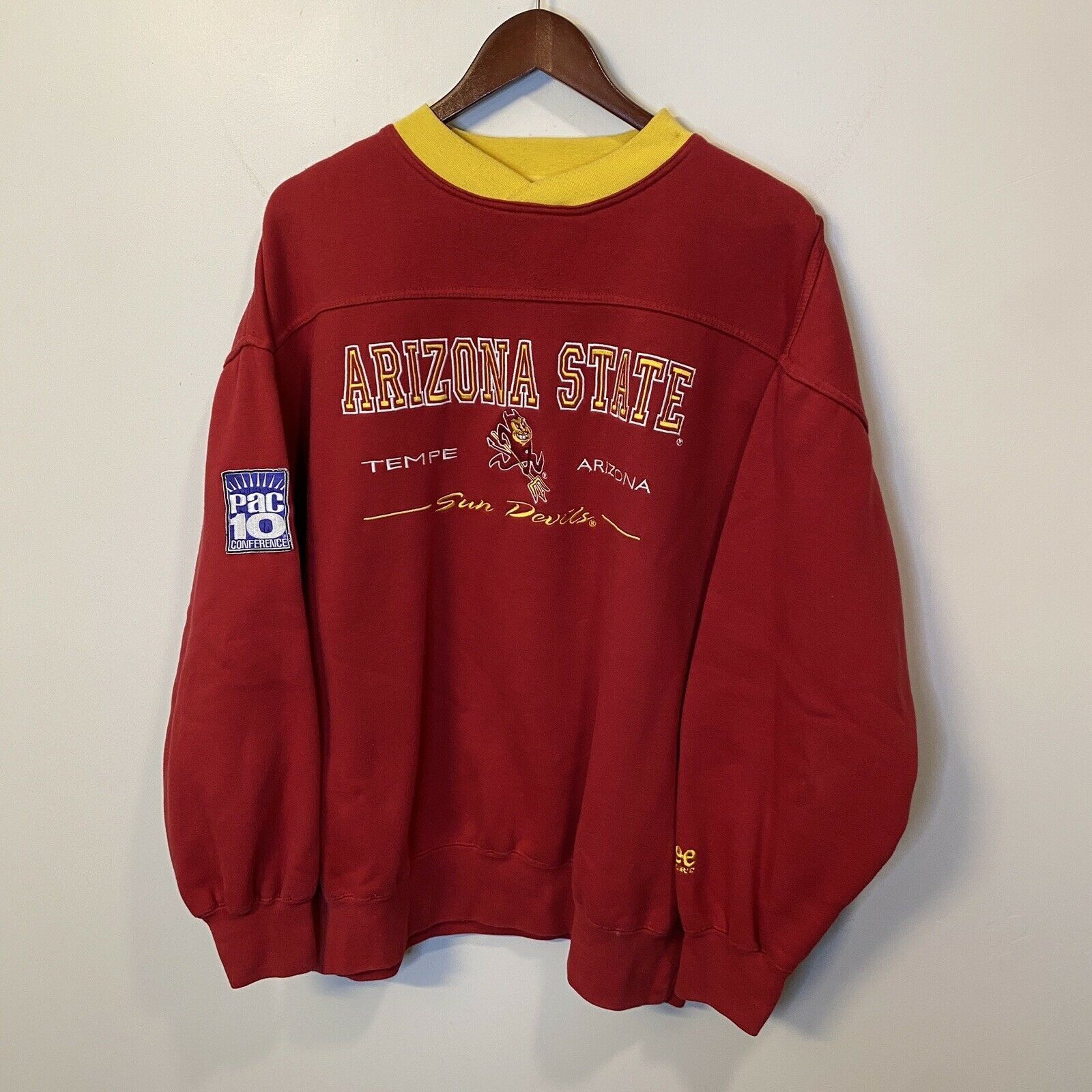Vintage Vintage 90s Arizona State Sun Devils Crewneck Sweater | Grailed