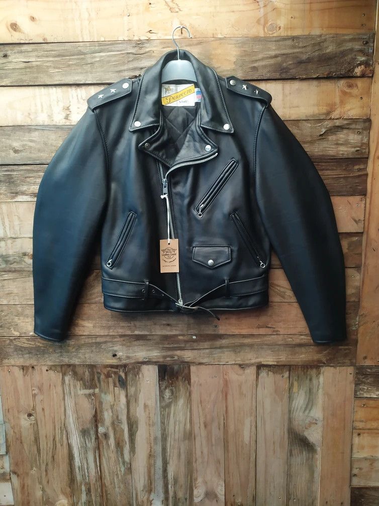 Schott SCHOTT PERFECTO 618 LEATHER TWOSTAR MARLON BRANDO JACKET | Grailed