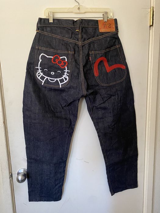 Evisu Evisu X Hello Kitty Jeans | Grailed