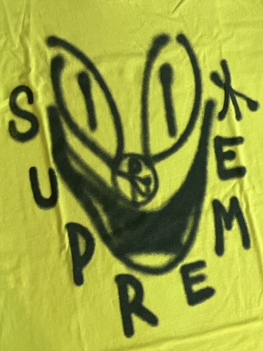 Supreme Supreme Smile Tee Yellow | Grailed