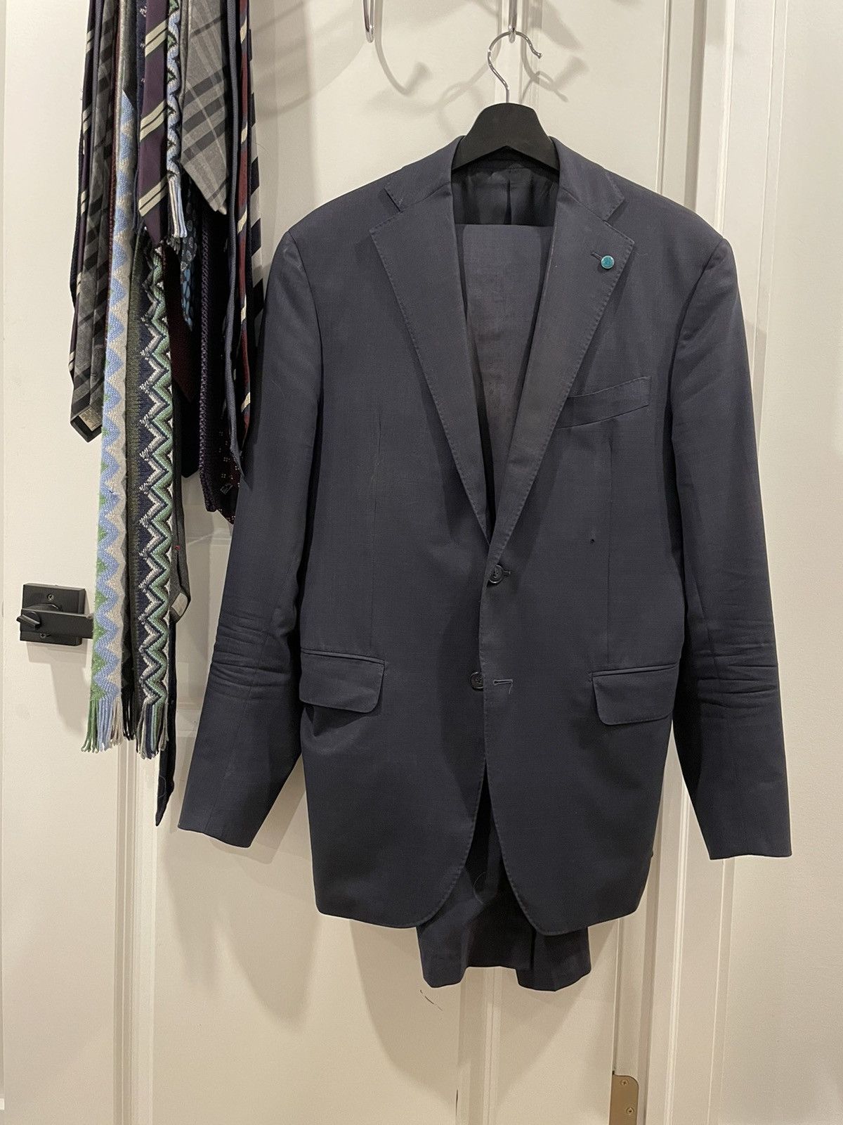Eidos Napoli Navy Blue Eidos Tenero Suit 38R | Grailed