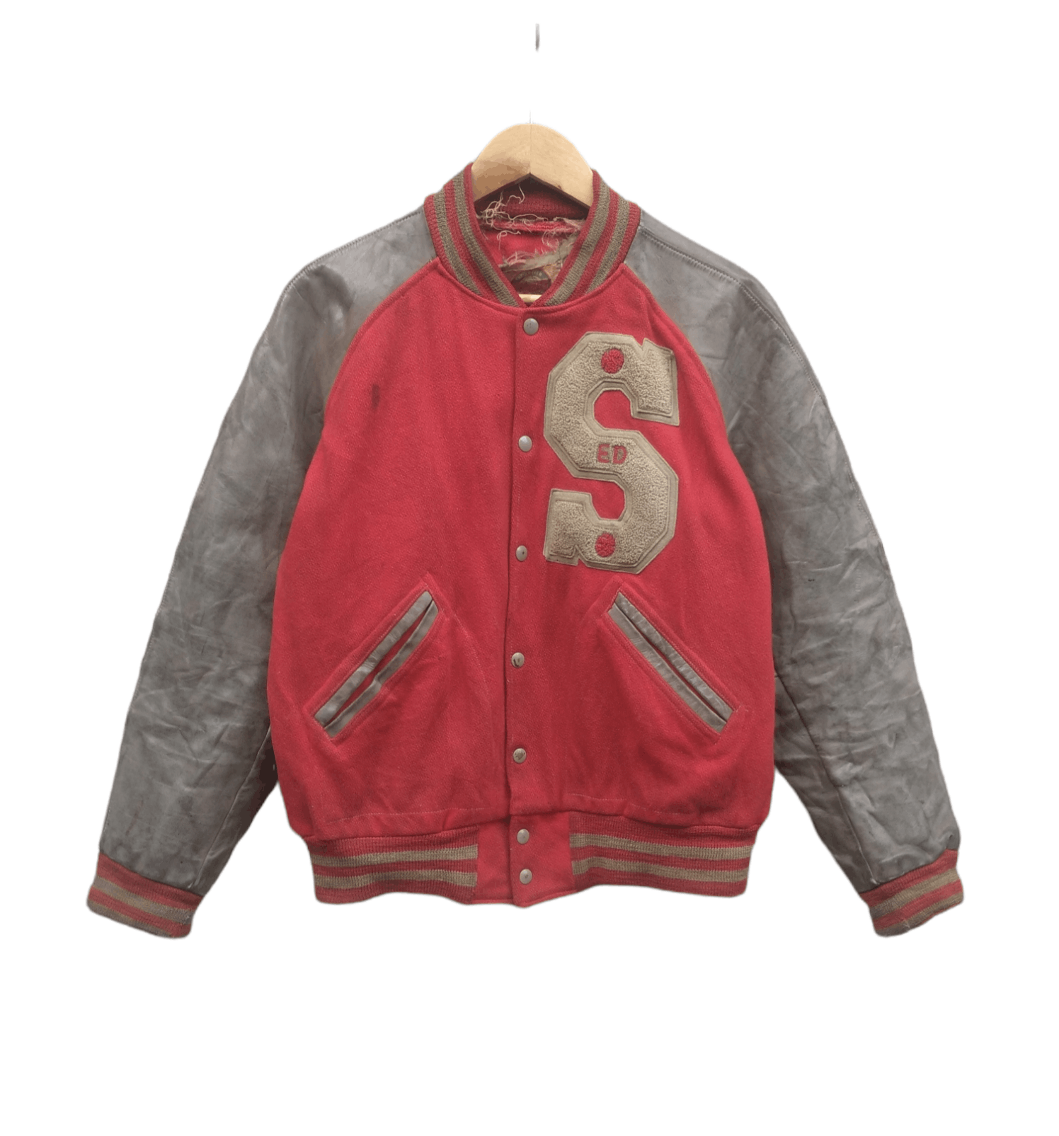 Vintage Vintage 50s Letterman Wool Leather Varsity Jacket | Grailed