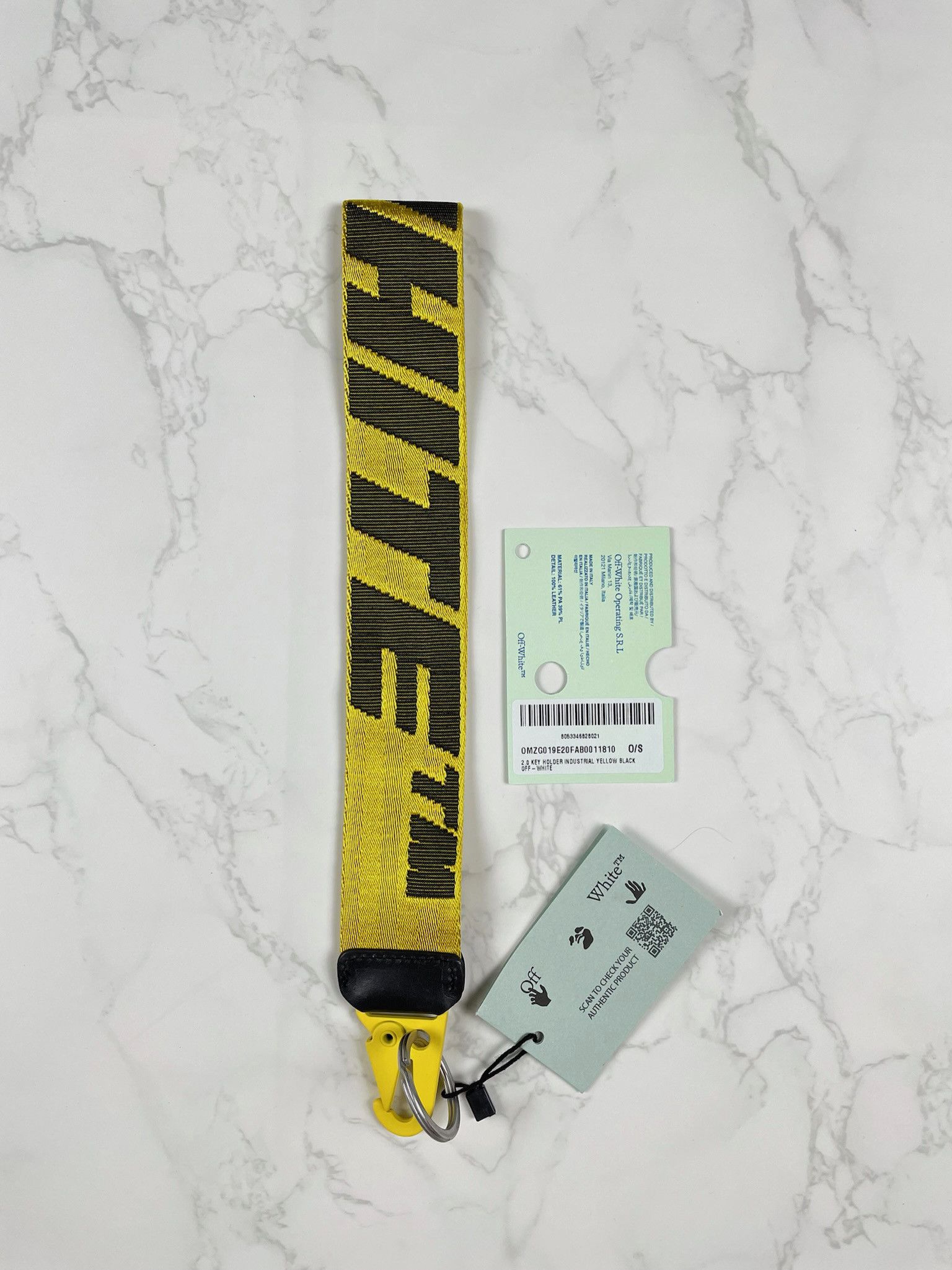 Off-White 🔥[SALE]🔥 Off-White Industrial Yellow Key Holder | Grailed