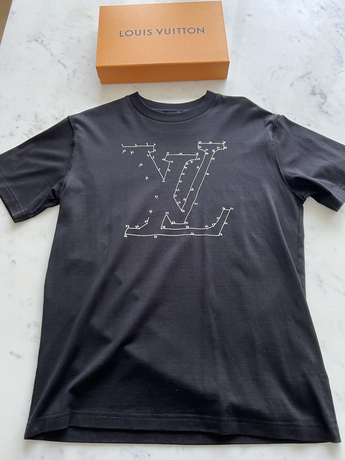 Louis Vuitton Final - Louis Vuitton LV Virgil Stitch Embroidered T ...