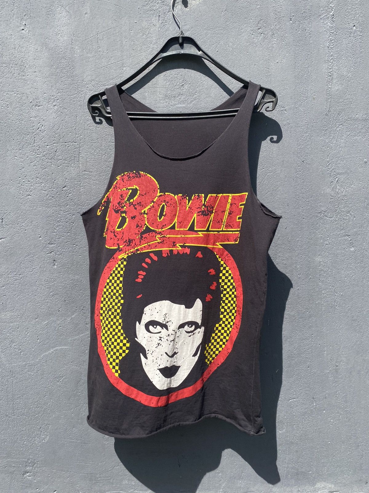 Band Tees × Vintage Vintage 90s David Bowie Graphic Sleeveless Band T ...