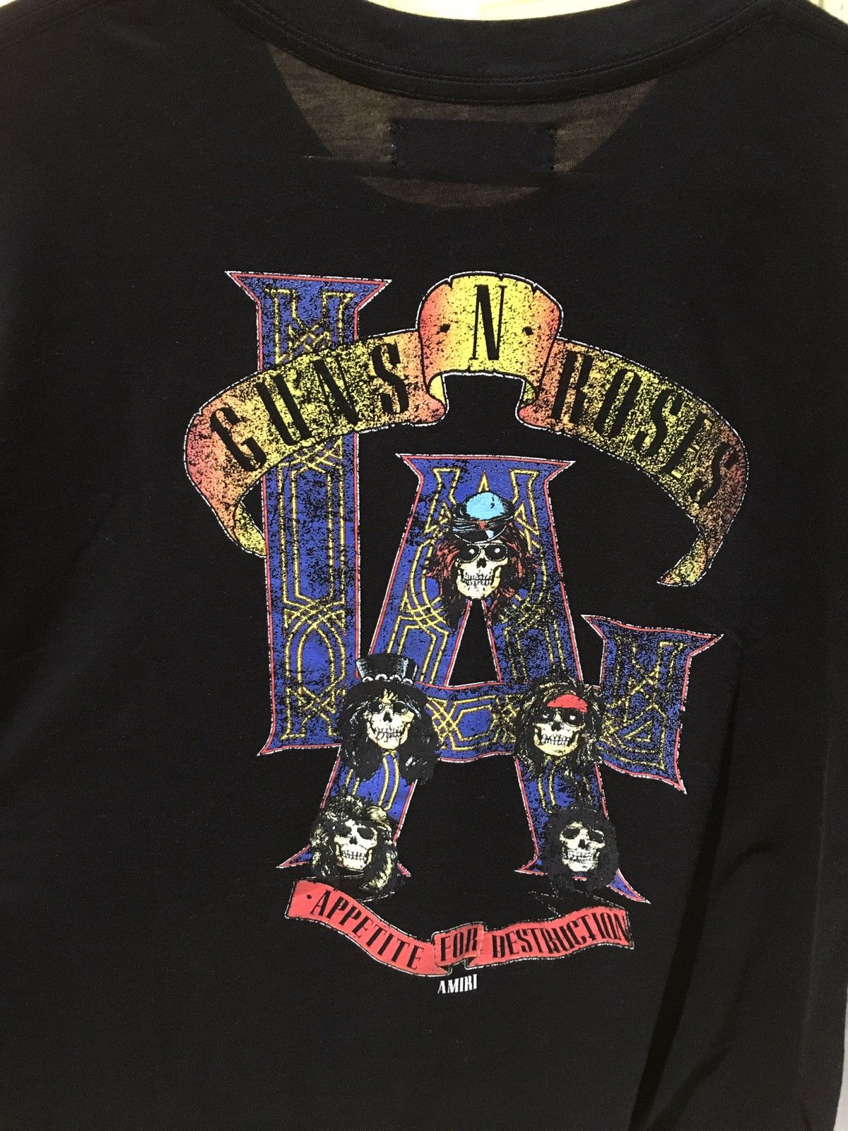 Amiri Amiri Guns N' Roses Maxfield Tshirt | Grailed