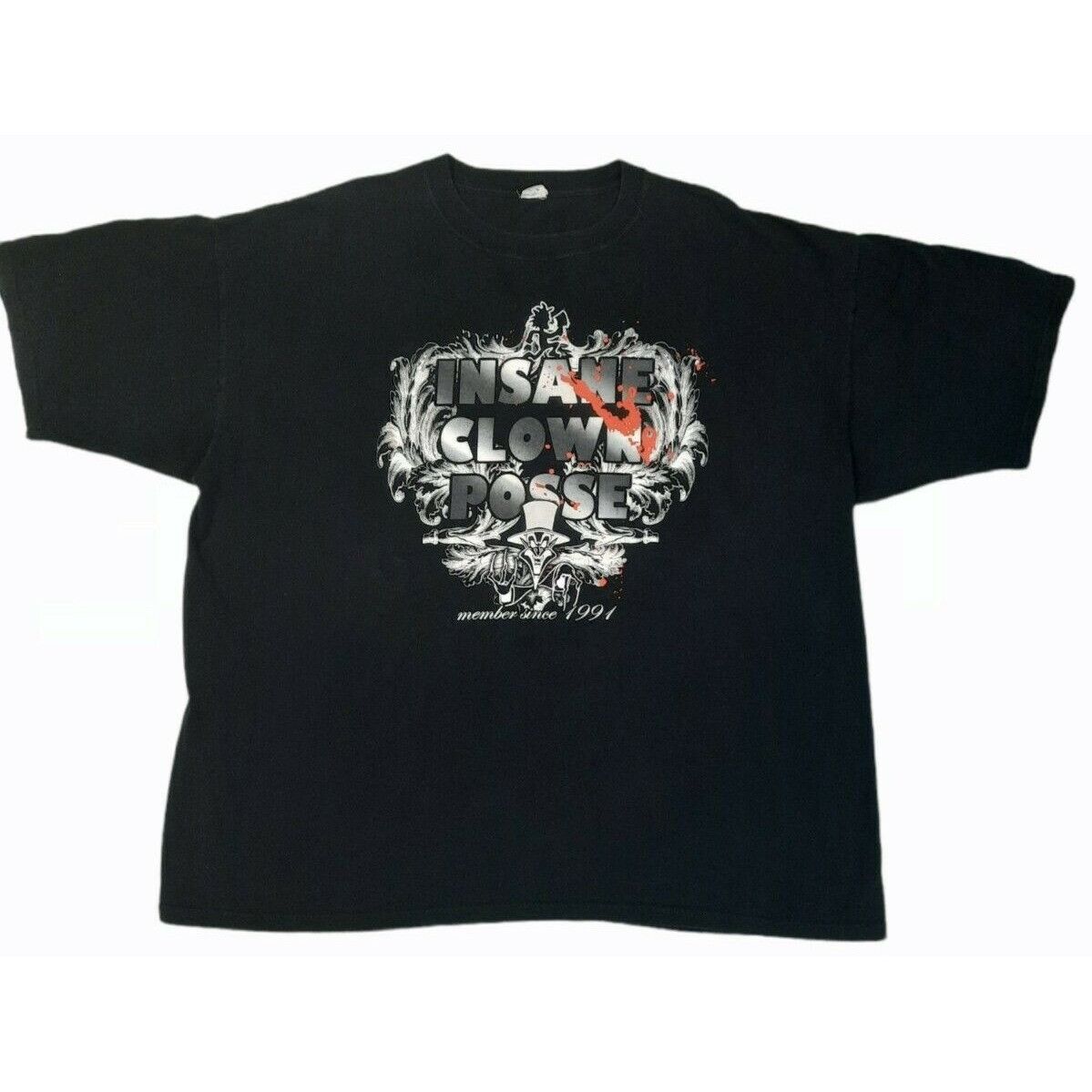 Anvil Vintage ICP Insane Clown Posse 1991 3XL Logo Band T-Shirt | Grailed