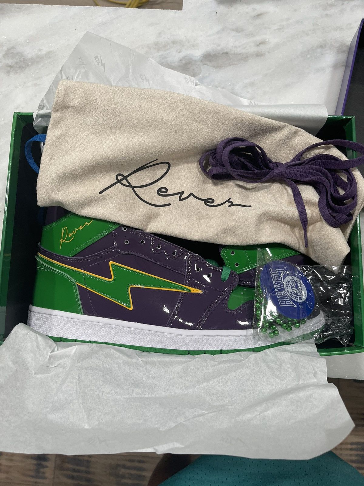 Reves Paris Reeves Paris/ Kiy ‘85 Hi Mardi Gras Edition | Grailed